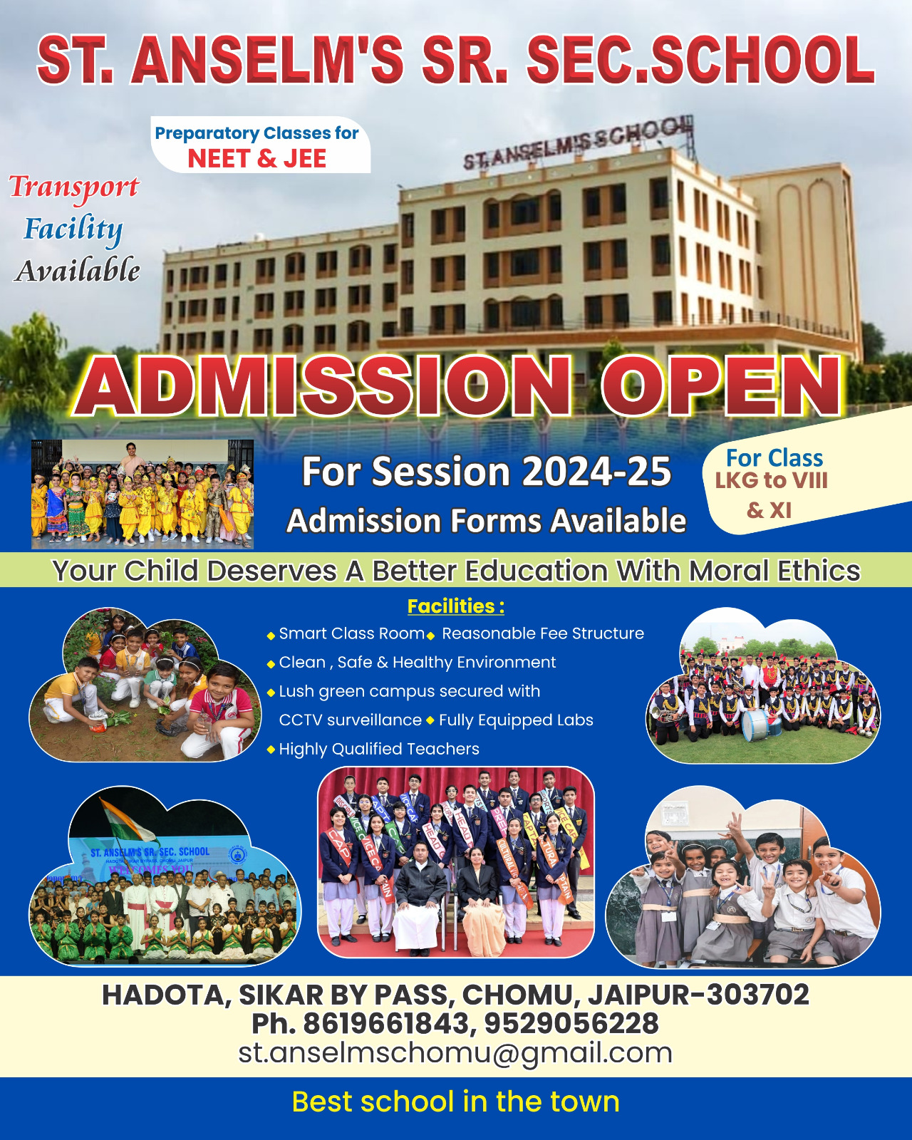 Welcome To St. Anselm's School